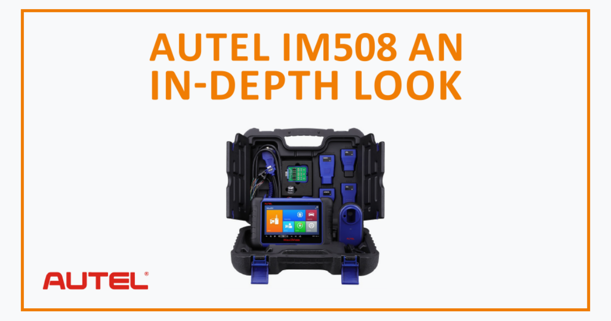 3D Group | AUTEL IM508, A CLOSER LOOK